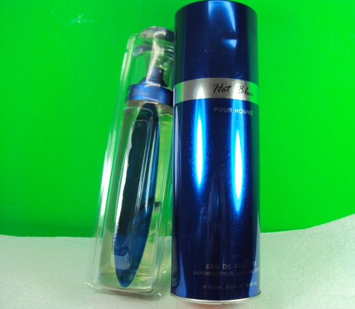 HOT BLUE POUR HOMME EDT SPRAY FOR MEN BY J-BREEZE PERFUME 3.4 OZ NEW ...