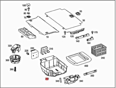 Genuine MERCEDES BBDC C204 C207 S204 W204 Trim 2046900941 | eBay