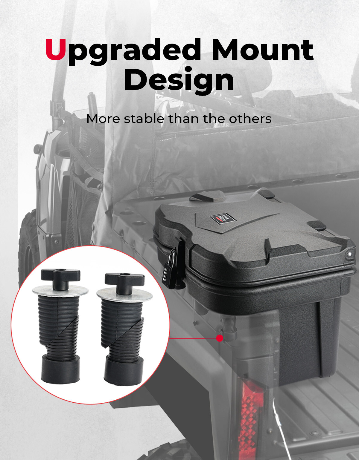 2Pcs Cargo Storage Box for Polaris Ranger XP 570 900 1000 Crew General ...