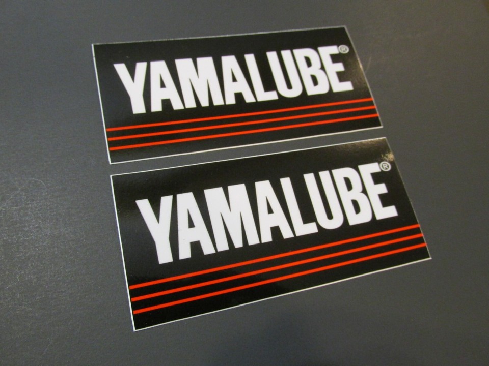 Two Yamaha Yamalube Racing Logo Decals Stickers Sponsor TTR 50 110 125 ...