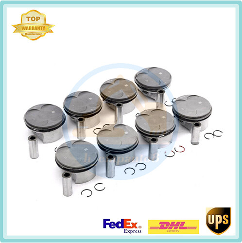 8X N62B44 Pistons Rings Set Φ92mm for BMW 645Ci 745i X5 E53 E60 E63 E64 ...