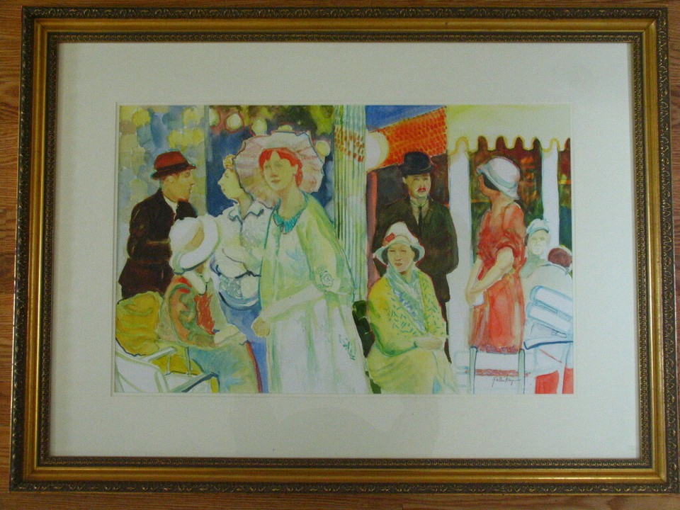 Jeanie Collin Keys Signed Water Color From The "Where I've Been ...