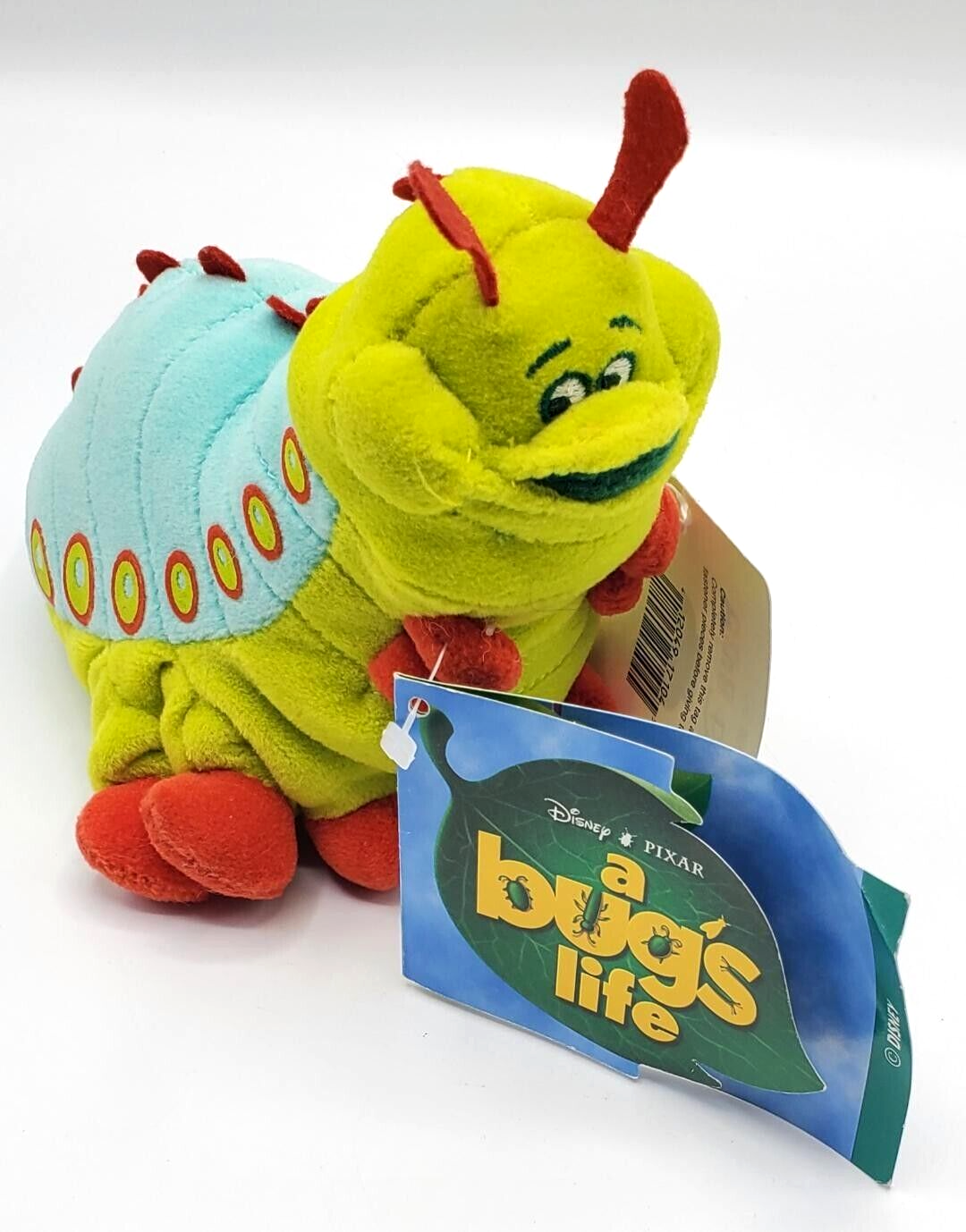Disney Pixar A Bug's Life Heimlich Plush 8" Inch Club Disney Stuffed ...
