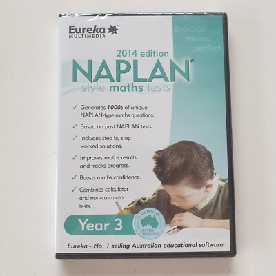 NAPLAN Style Maths Tests (2014 Edition) Year 3 Australian Education (PC ...