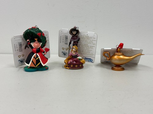 Disney Queen Of Hearts Rapunzel Genie Lamp Holiday Sketchbook Ornament ...