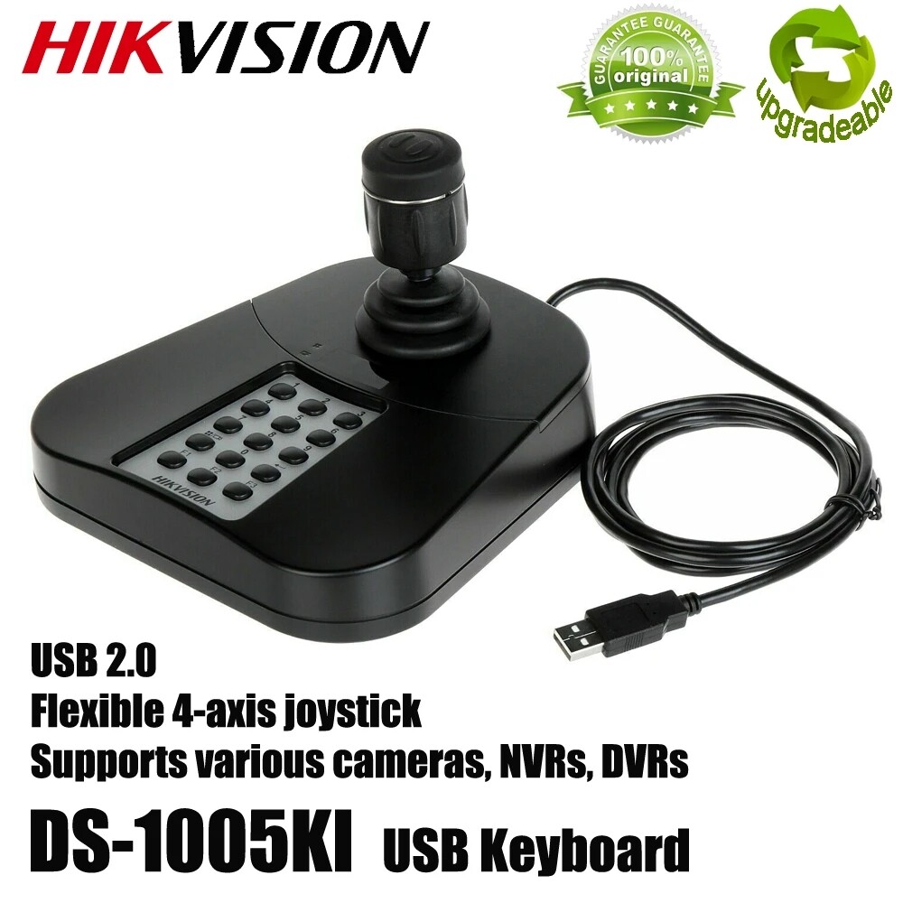 Hikvision DS-1005KI USB2.0 Keyboard Flexible 4-axis Joystick Supports iVMS 4200 | eBay