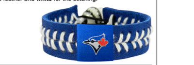 Official MLB Toronto Blue Jays Color Baseball Bracelet by Gamewear | eBay