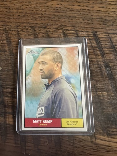 2010 Topps Heritage - Matt Kemp #23 Dice Back | eBay
