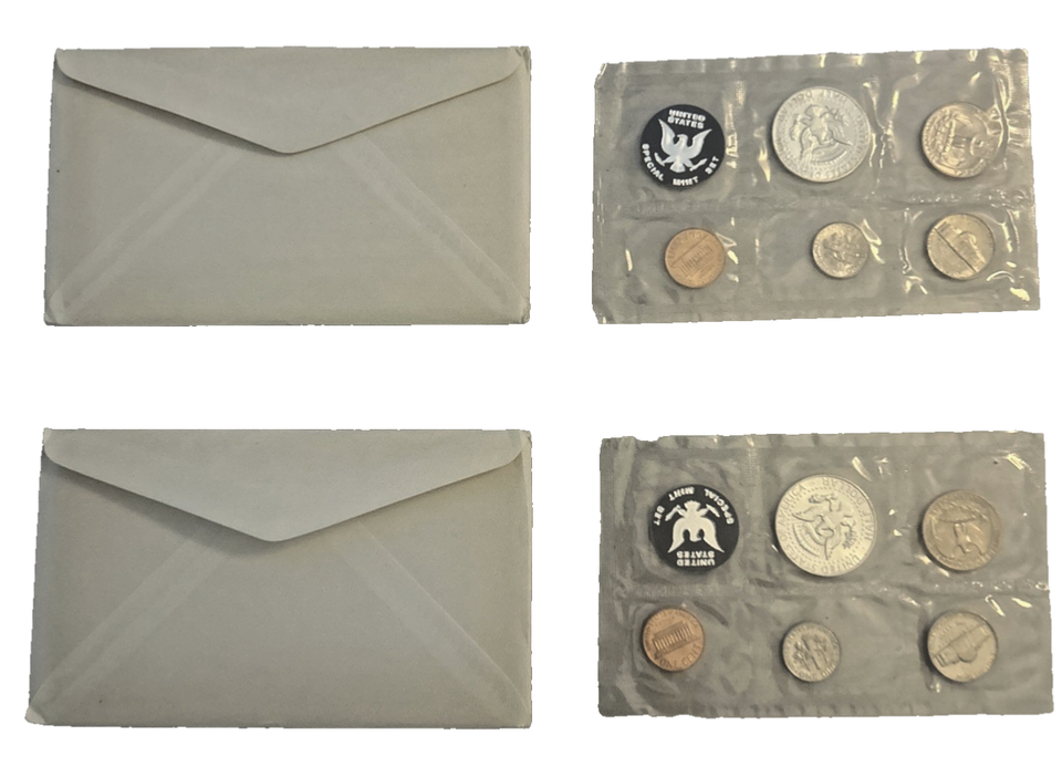 ️Lot of 2 1965 United States Special Mint Sets in original packaging ...
