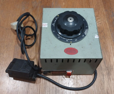 Berco Regavolt Variac Transformer 72A Lab I/P: 250V, 1φ O/P: 0-275, 10A ...