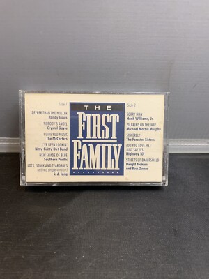 The First Family Cassette Nashville Artist Randy Travis Hank Williams ...