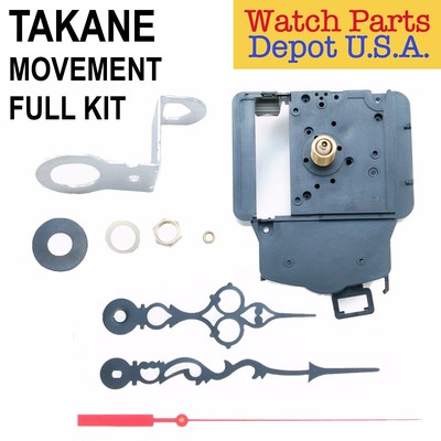 Takane Made Pendulum Clock Movement Kit with Hands, Multiple Sizes (NEW ...
