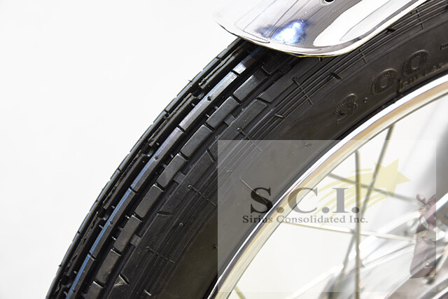 HONDA CB350 CB360 CB350F CB400F LIBERTY 6 PLY FRONT TUBED TIRE 3.00-18 ...