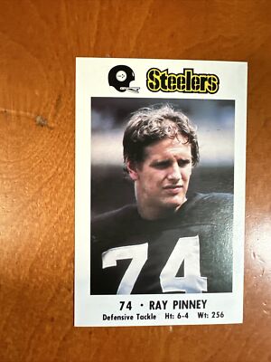1982 Ray Pinney Pittsburgh Steelers Coca-Cola Kiwanis Police #74 Rare ...