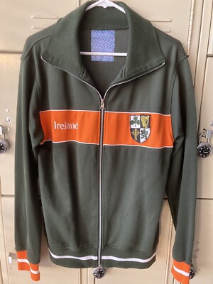 Ace Brand Irish Sleeve Ireland Track Jacket XL | eBay