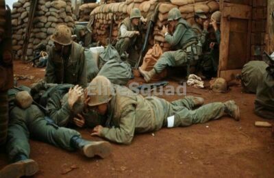 Vietnam War Photo US soldiers under attack attacks January 1968 #562 | eBay