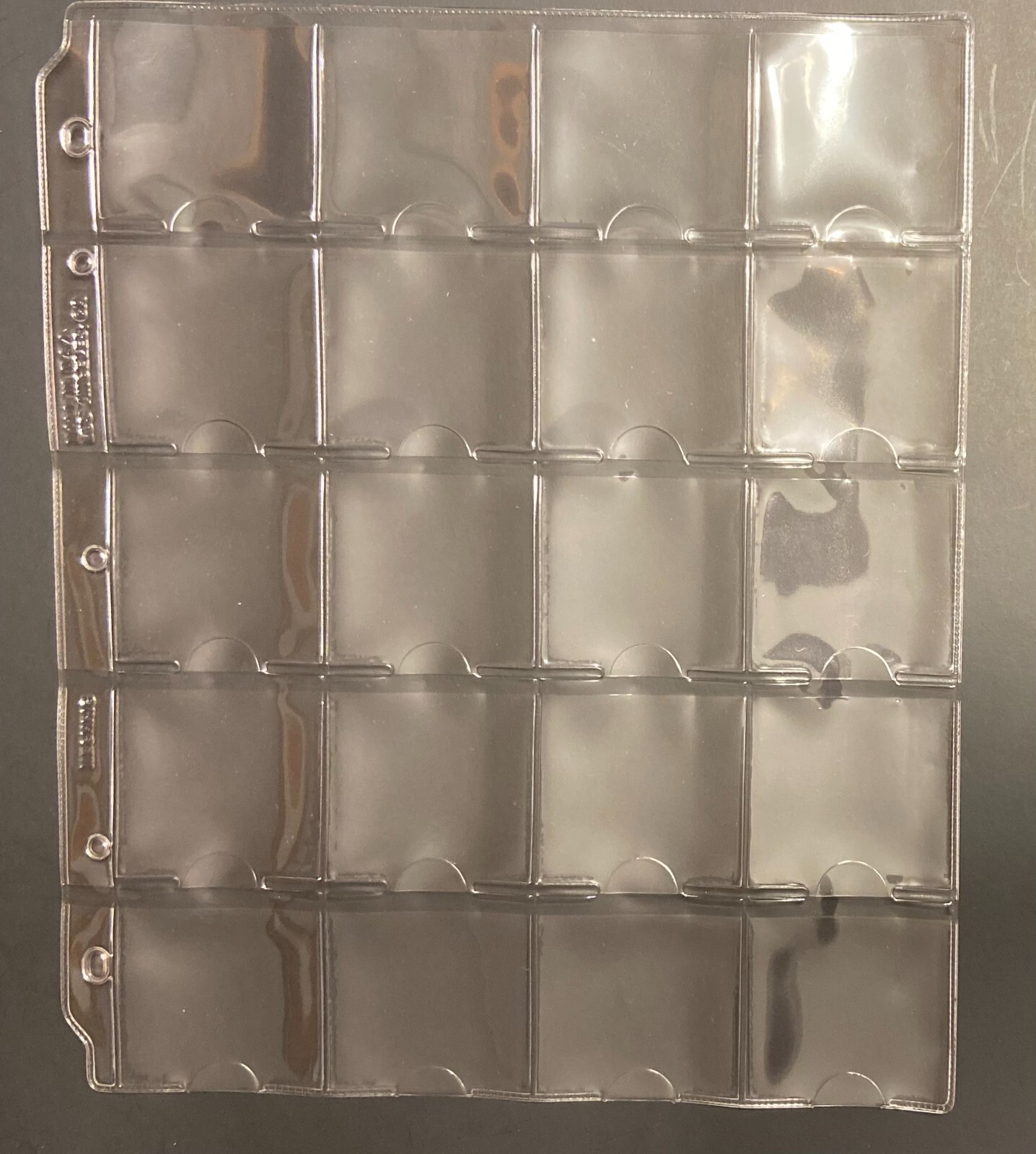 1 Pack of 10- "MEGHRIG "20 Pocket 2 X 2 Thumb Cut Heavy Duty Vinyl ...