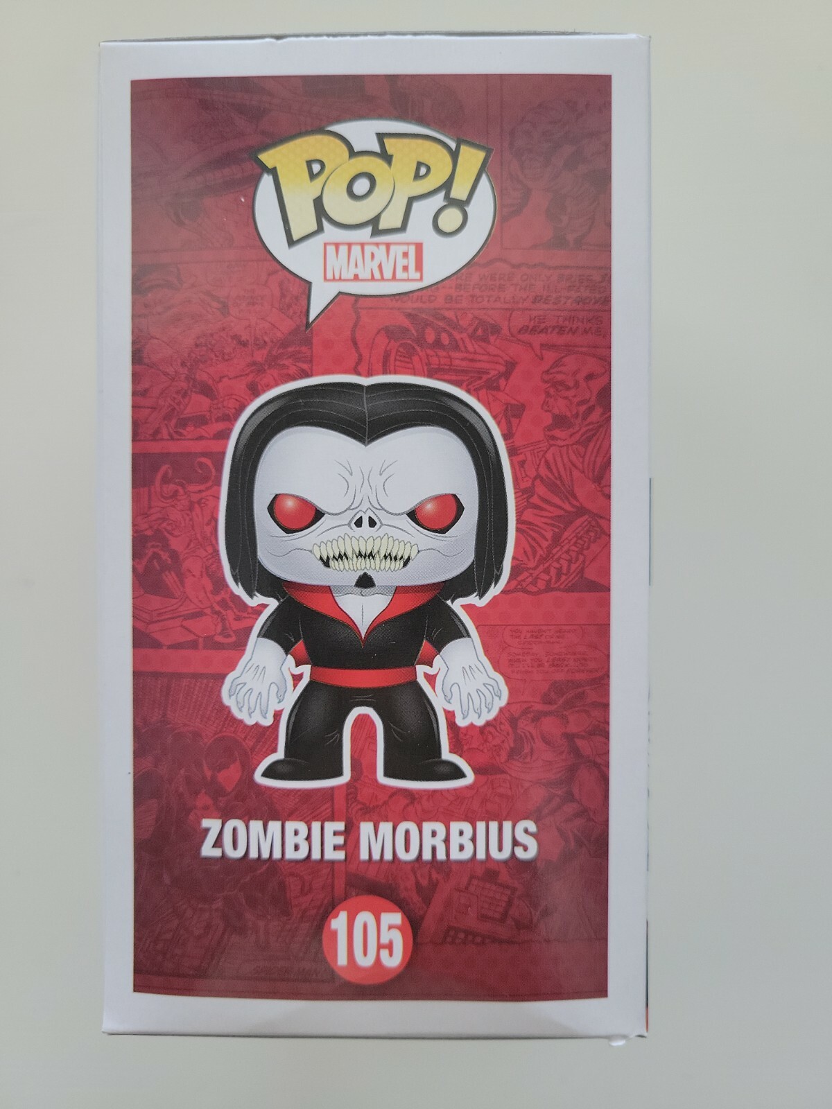 Funko Pop Marvel Zombie Morbius #105 Collector Corps Exclusive MCC ...