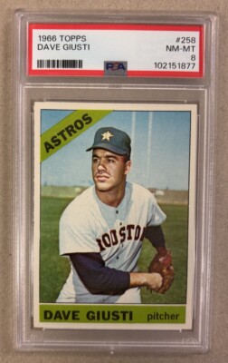 1966 TOPPS #258 DAVE GUISTI PSA 8 NM-MT | eBay