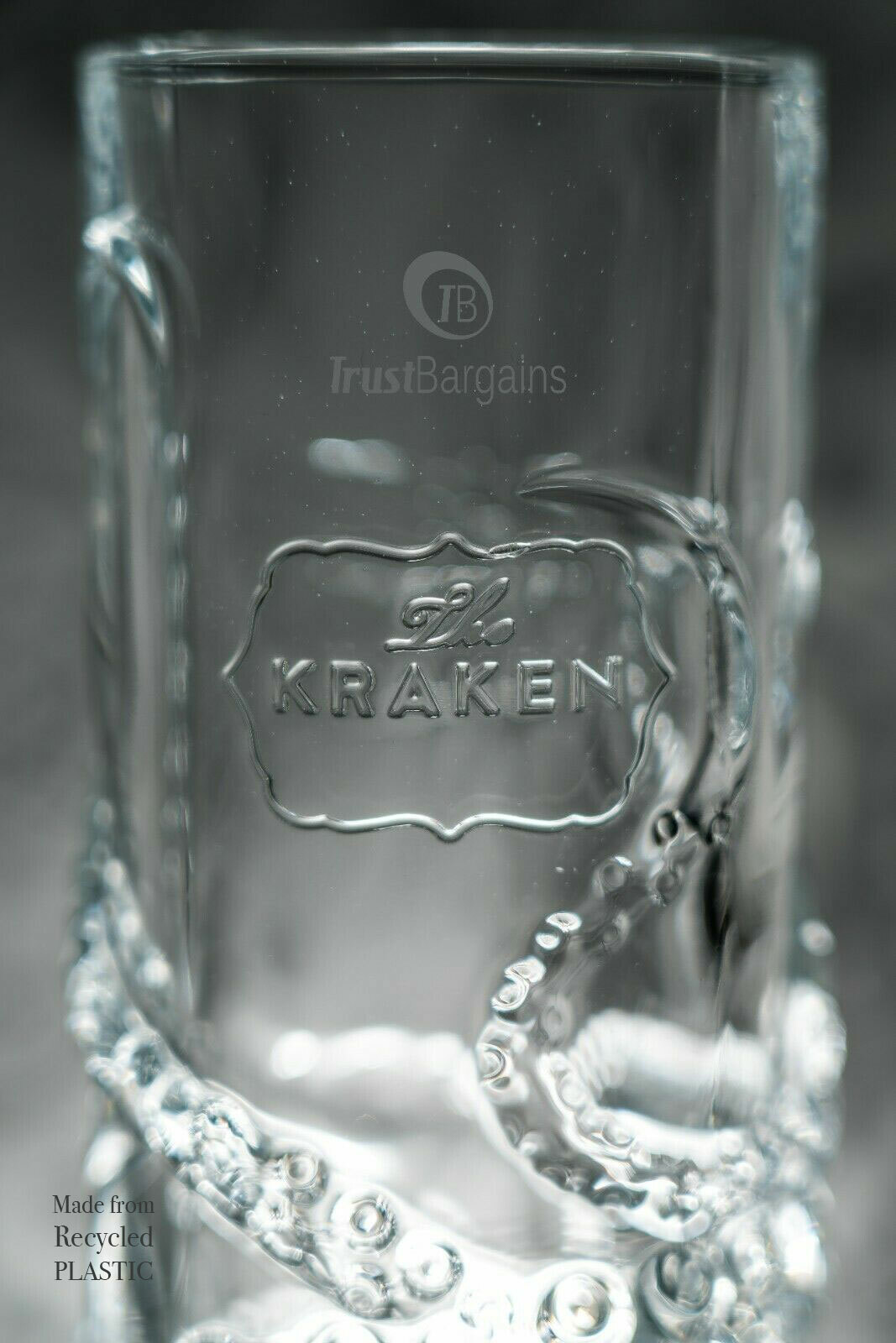 KRAKEN GLASS HIGHBALL RUM SPIRIT Plastic | Limited Edition Tentacled ...