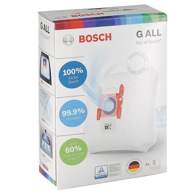 Genuine Bosch Type G Vacuum Cleaner Microfibre Dust Bags 4 Pack | eBay