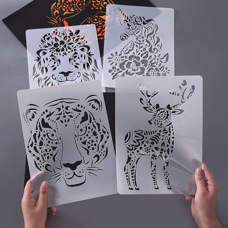 Stencils Of Animals
