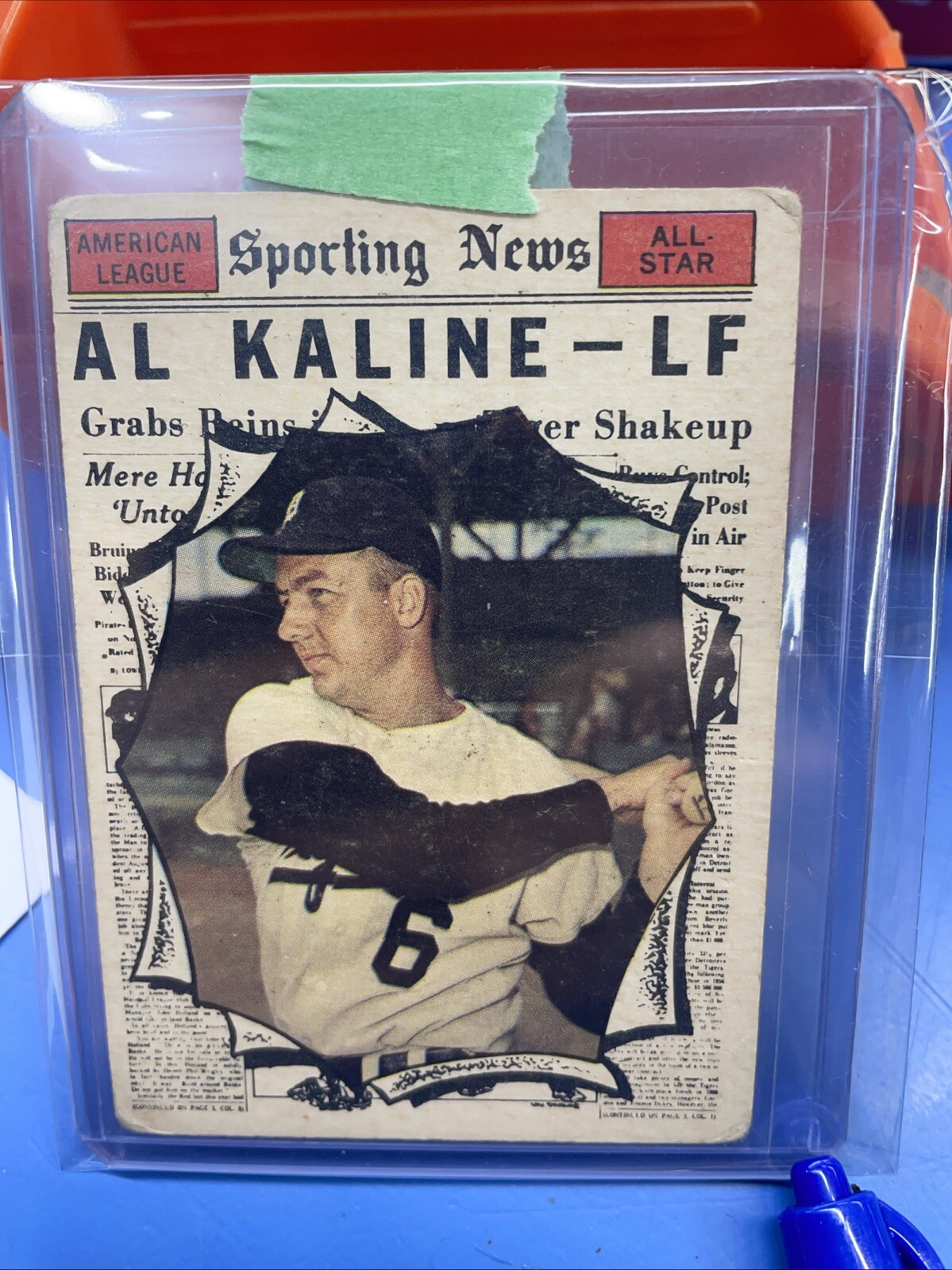 1961 Topps #580 Al Kaline All Star Card Detroit Tigers HOF High Number ...