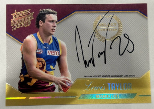 2015 AFL Honours2 Certified Signature SCS2 Lewis Taylor Brisbane 389/ ...