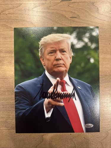 President Donald J. Trump Signed/Autographed 8x10 Photo Executive Order ...