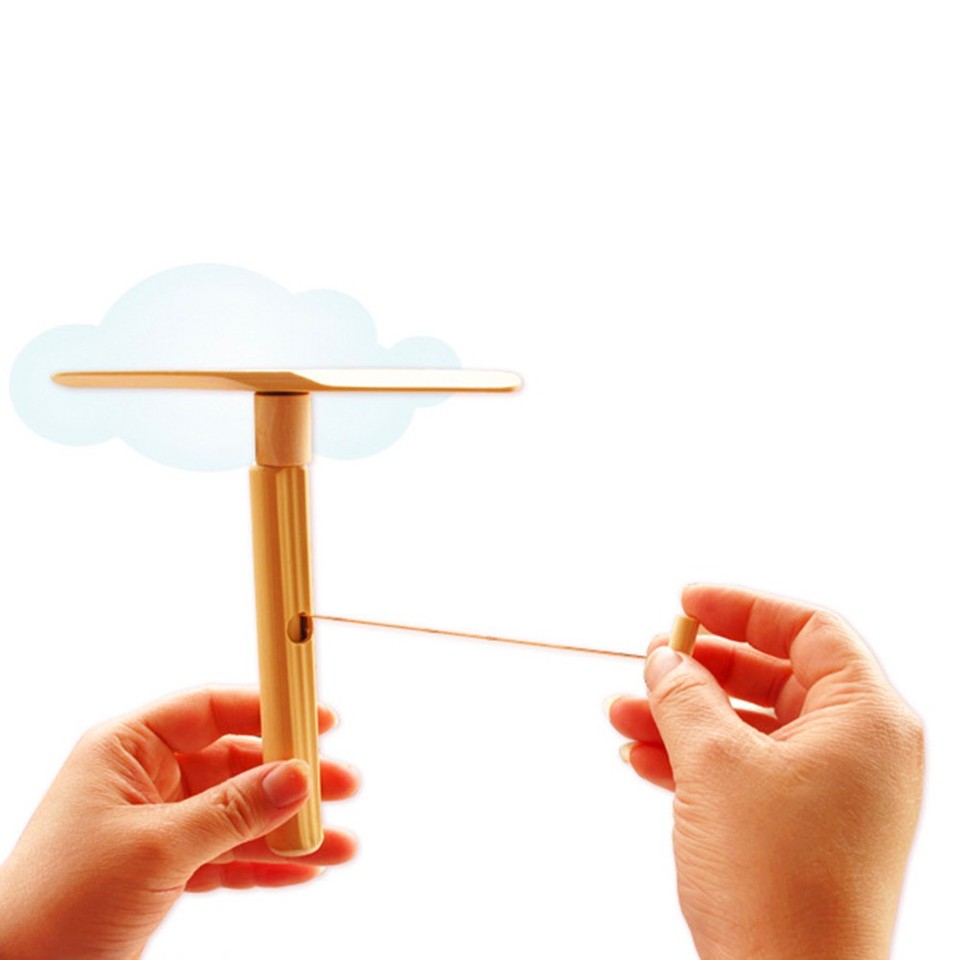 3pcs Pull String Balance Toy Physics Science Flying Toys for Kids ...