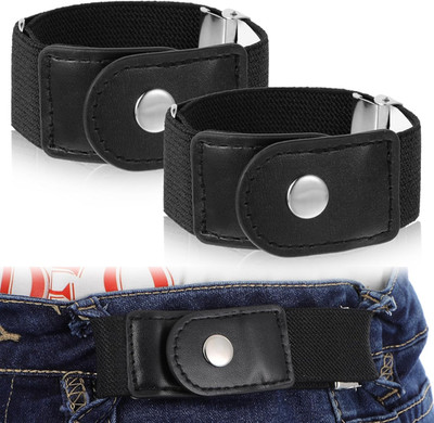2 Pcs Men Side Belts No Buckle Elastic Belt without Stretch... | eBay