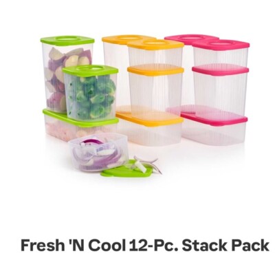 New Tupperware Fresh N Cool Storage Set 🔥🔥🔥 12 Piece Set | eBay