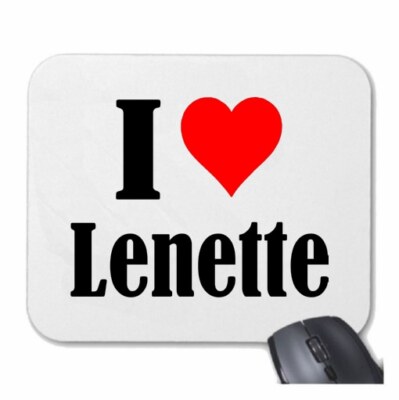 MOUSEPAD Mauspad I Love Lenette Ich Liebe Lenette | eBay.de