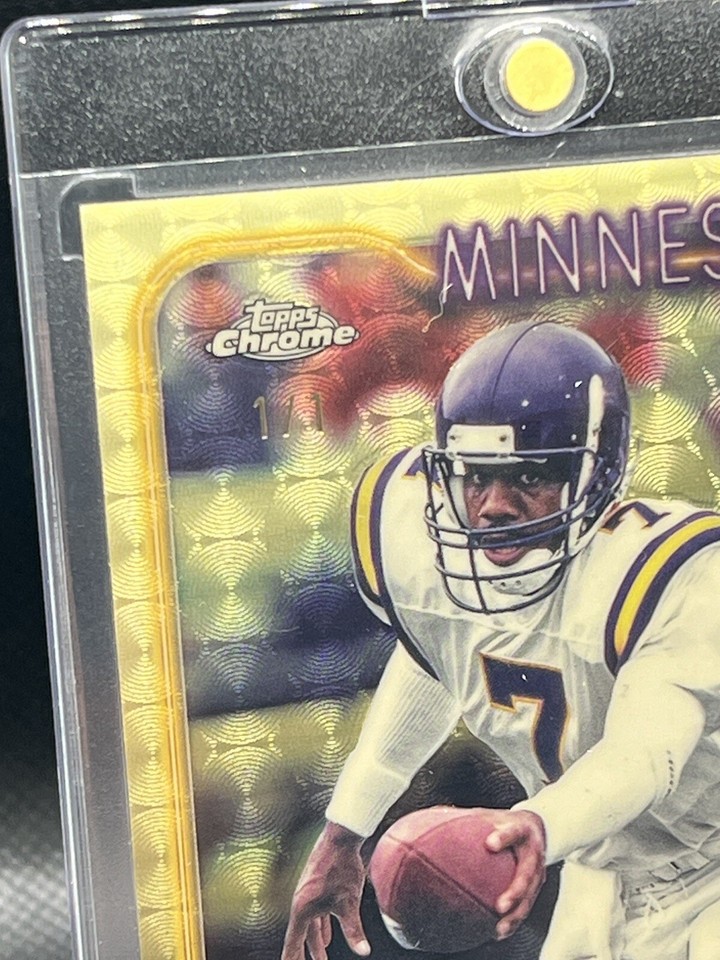 2024 Topps Chrome Football Randall Cunningham SUPERFRACTOR 1/1 Gold ...