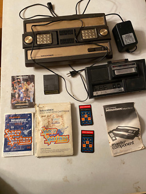 Intellivision 2609 Coleco Vision Console Space Spartans Video Game Lot ...