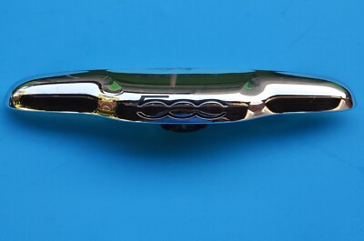 2012-2017 Fiat 500 Genuine OEM Rear Trunk Chrome Molding Trim Handle ...