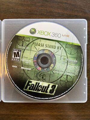Fallout 3 (Microsoft Xbox 360, 2008) Disc Only 93155126800| eBay