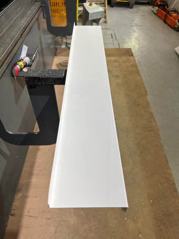 ALUMINIUM WINDOW CILL IN RAL 9010 PURE WHITE 30mmx150mmx20mm LENGTH ...