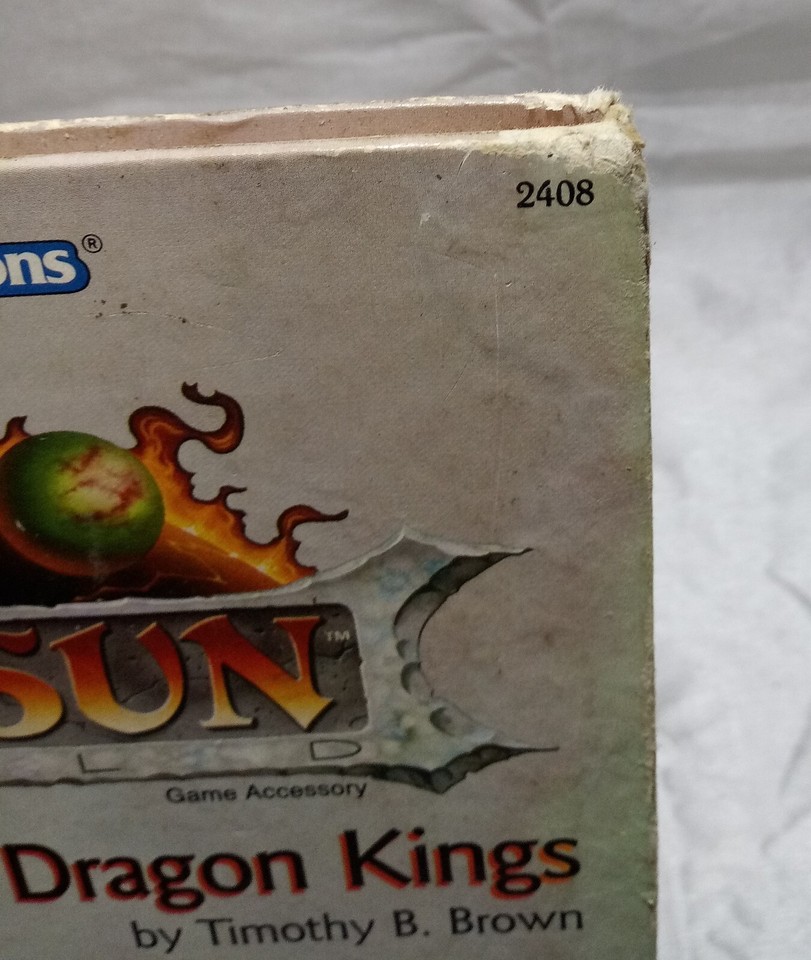 Dark Sun - Dragon Kings - Advanced Dungeons & Dragons AD&D 2E TSR 2408 ...