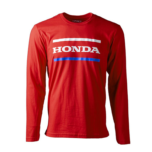 FACTORY EFFEX FACTORY EFFEX HONDA STRIPES LON G SLEEVE T-SHIRT / RED XXL 23-8731 | eBay
