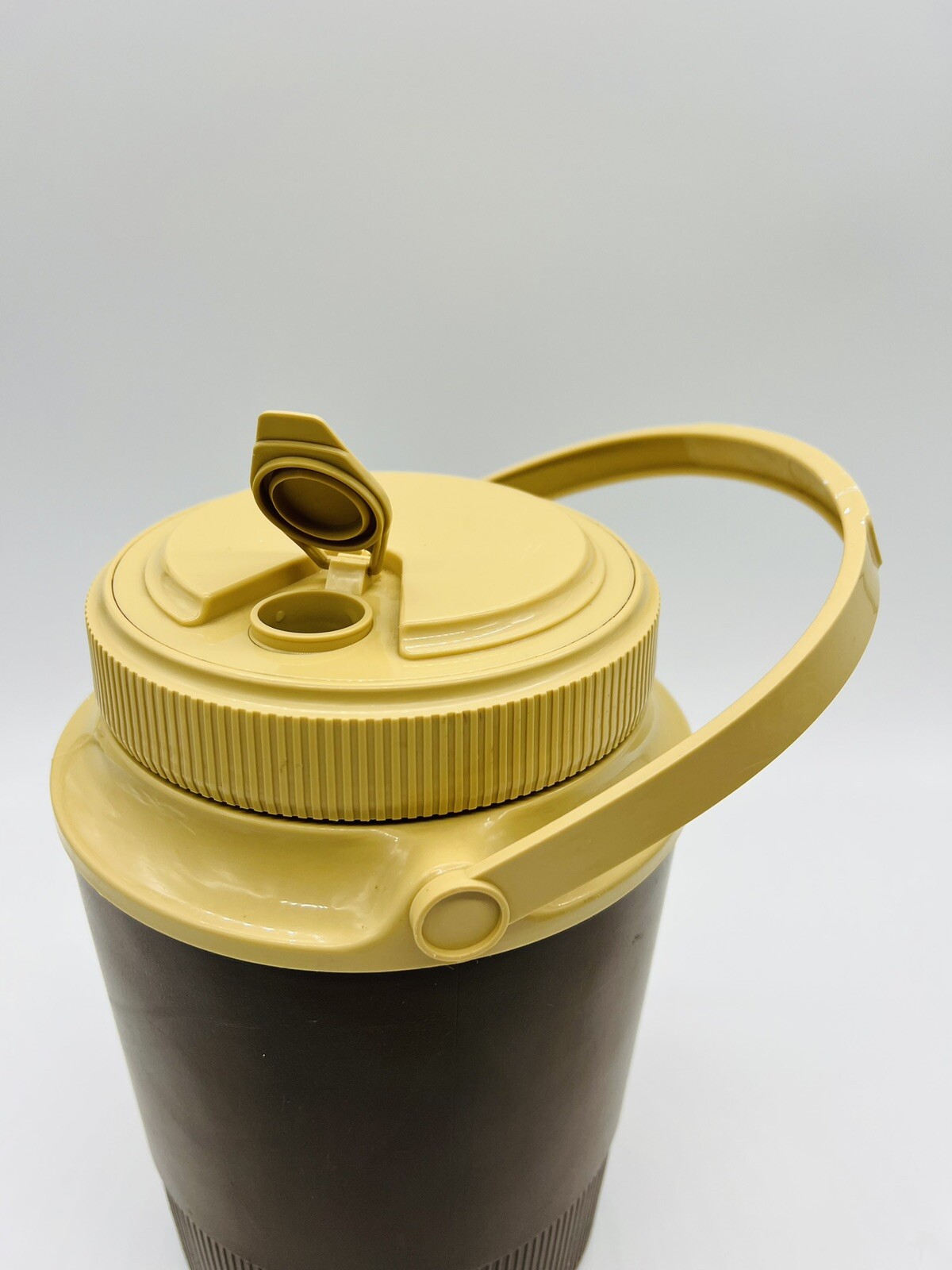 VTG Gott Model 1502 Roy Rogers Brown 1/2 Gallon Thermos Water Jug Tan ...