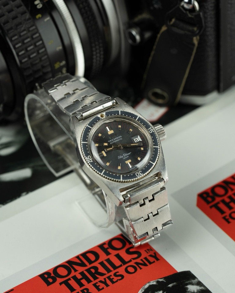 Vintage Technos Automatic Sky Diver 200m Watch | eBay