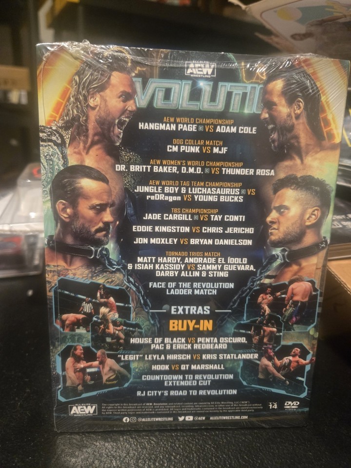 AEW Revolution 2022 (2-DISC) DVD SET BRAND NEW & SEALED *RARE* | eBay