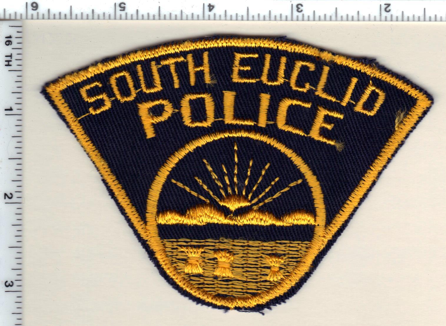 South Euclid Police (Ohio) Uniform Take-Off Shoulder Patch from the ...