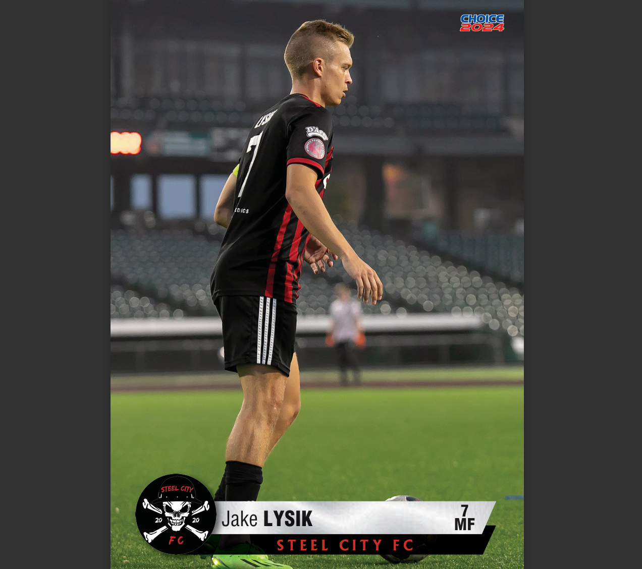 Jake Lysik Steel City FC Soccer Card (Card #1 of 25); Midwest Premier ...