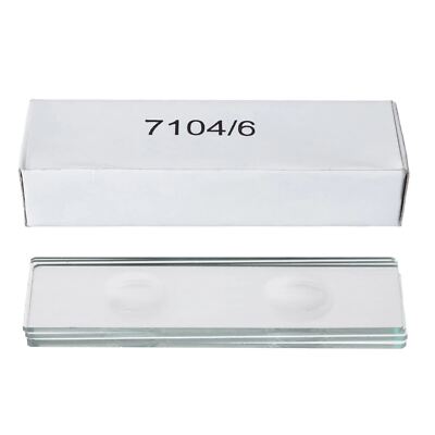 *Pack of 6* Double Depression Concave Clear Glass Microscope Slides 1x3 ...