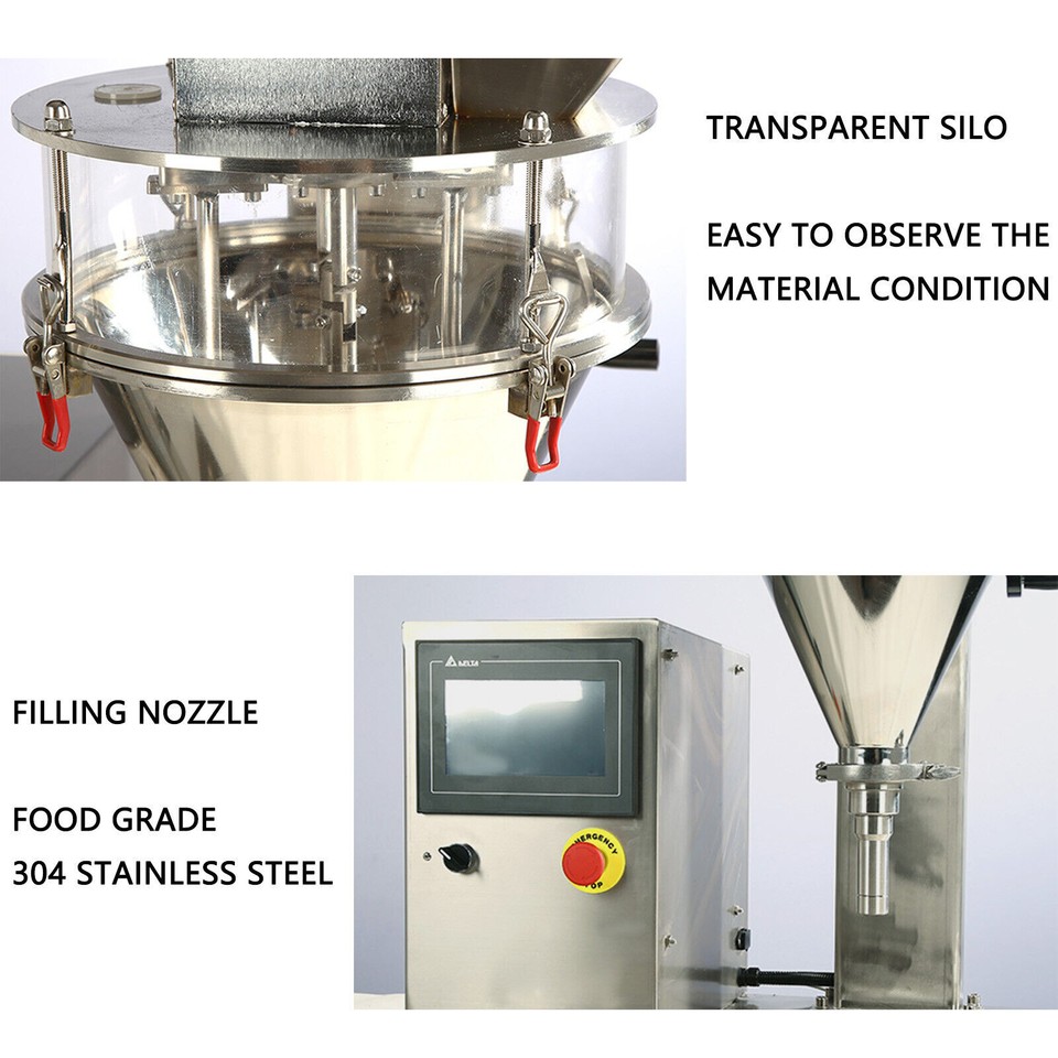 5-1000g Electric High Precision Flour Filling Machine Auger Weighing ...