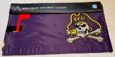 ECU East Carolina University Pirates Fan Lot - Mailbox Cover & Sewn ...