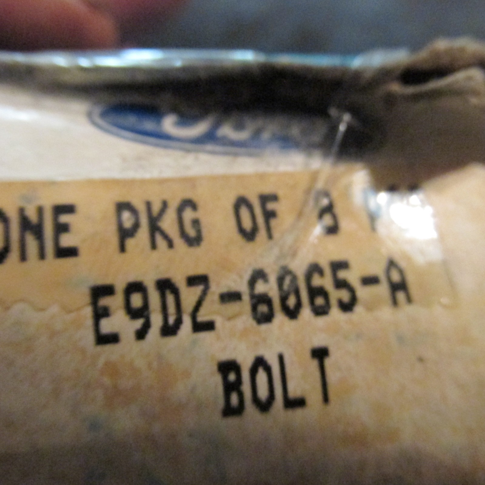 NOS+Ford+E9dz+6065+a+Head+Bolts+Taurus+SHO+Set+of+8 for sale online | eBay
