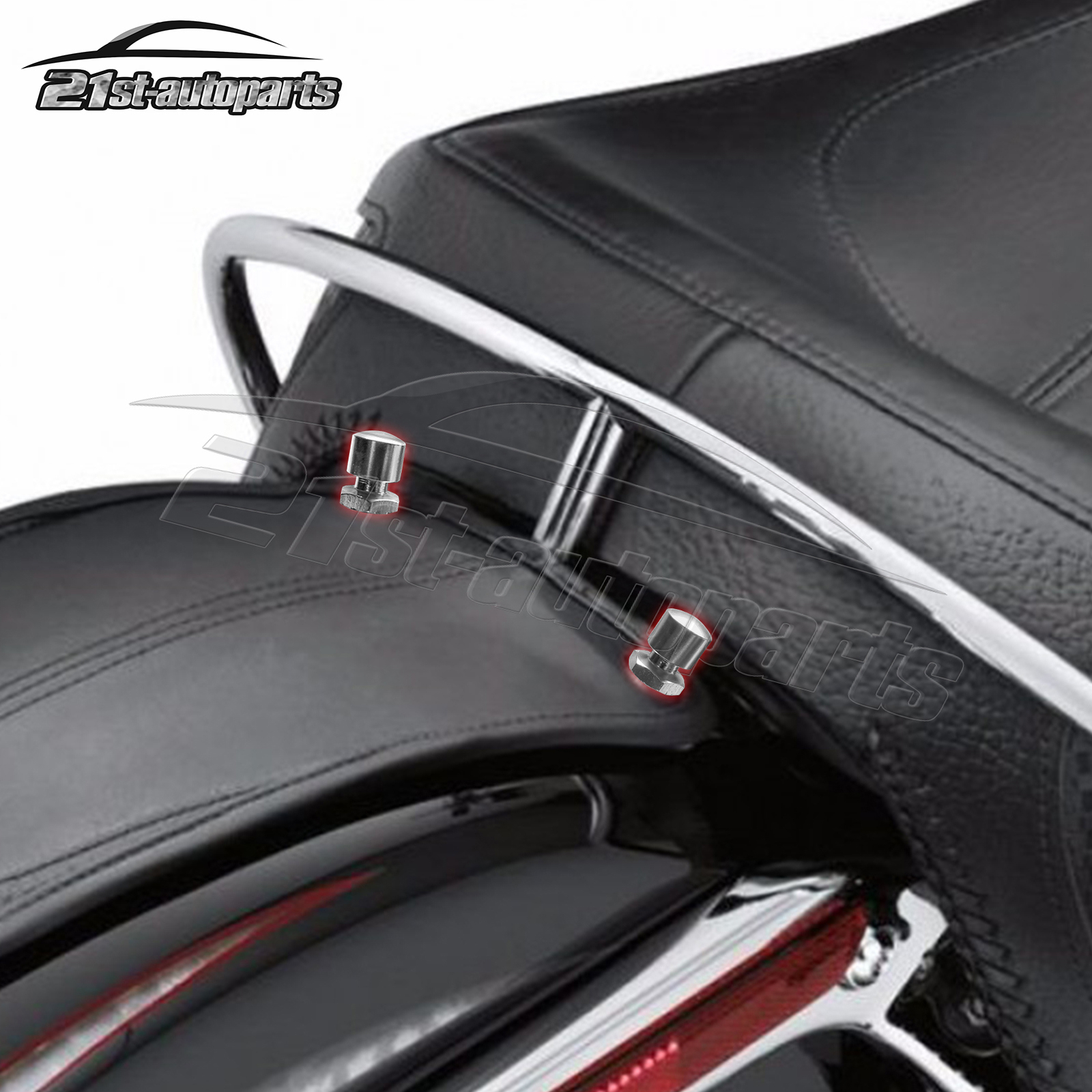 2x Rear Fender Solo Seat Mount Nuts For Harley Softail Springer Deluxe ...